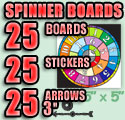 Arrows, spinner arrows, plastic spinners, plastic spinner arrows ...