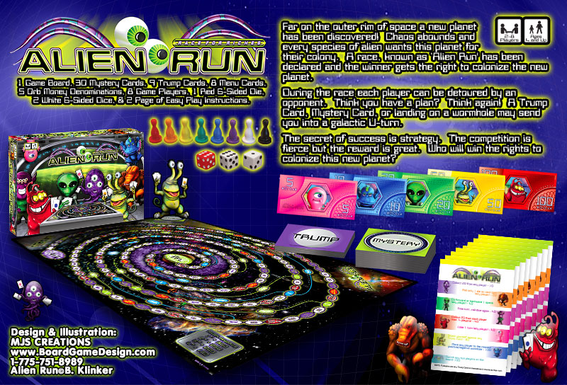 Alien Run Game, Race for Riches, , Area 51, Obs, Worm Holes, Myster ...